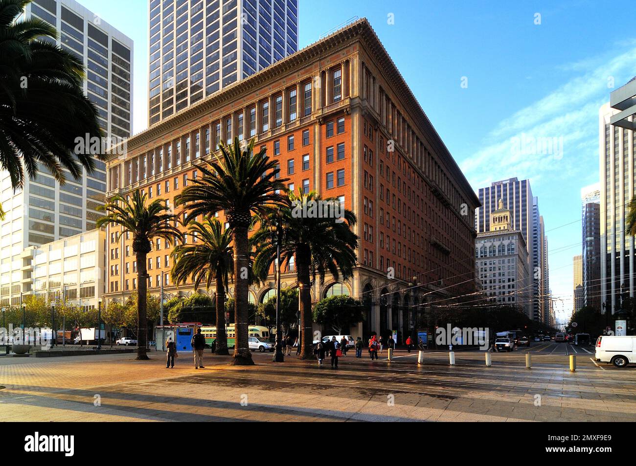 A grand, historic brick building at San Francisco's Embarcadero ...