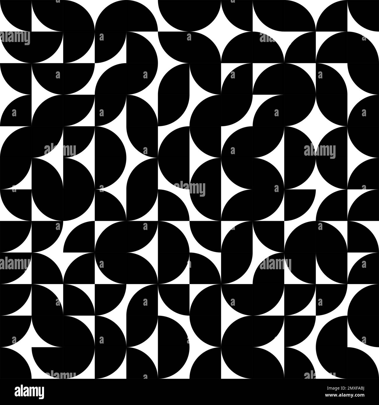 Beautiful organic geometric abstract art in Bauhaus style, trend ...