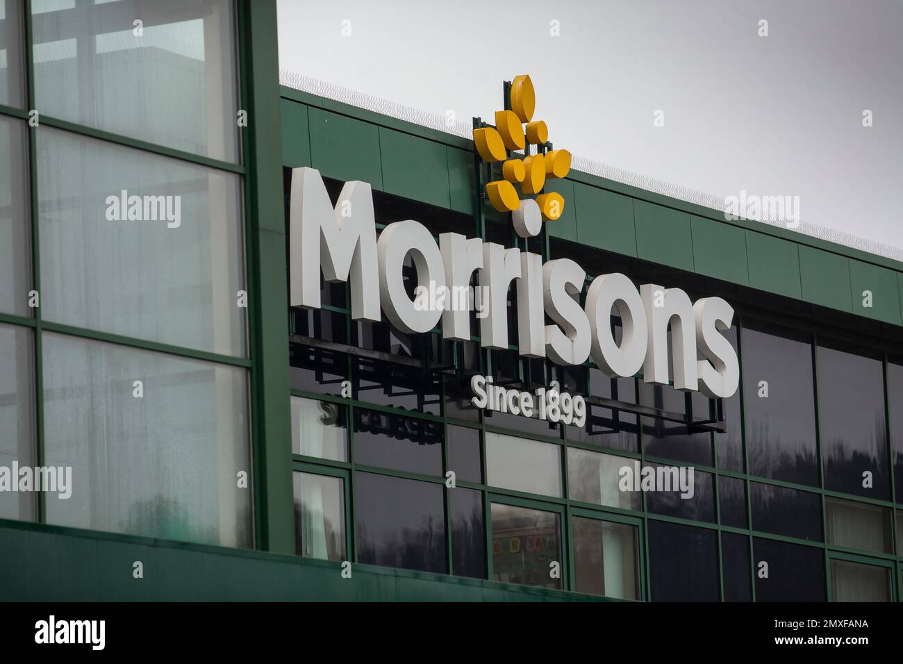 Morrisons Supermarket , Illingworth near Halifax, West Yorkshire. Wm ...