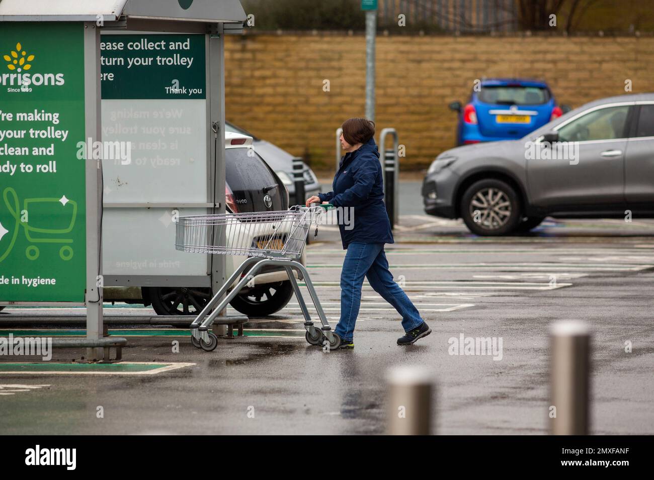 Morrisons Supermarket , Illingworth near Halifax, West Yorkshire. Wm ...