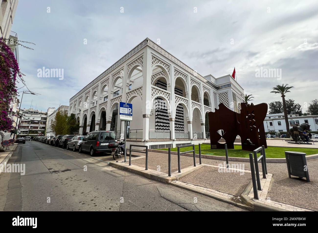 Mohammed VI Museum of Modern and Contemporary Art in Rabat Stock Photo ...
