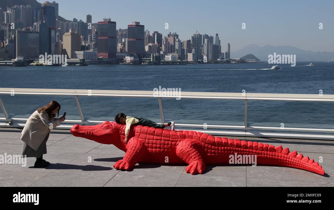 Artwork HHhe HHiving FossilHHCrocodileHHis showcased in Italian art ...