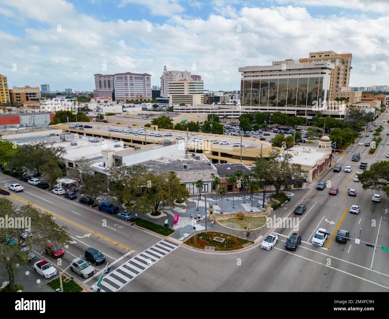Coral way miami aerial hi-res stock photography and images - Alamy