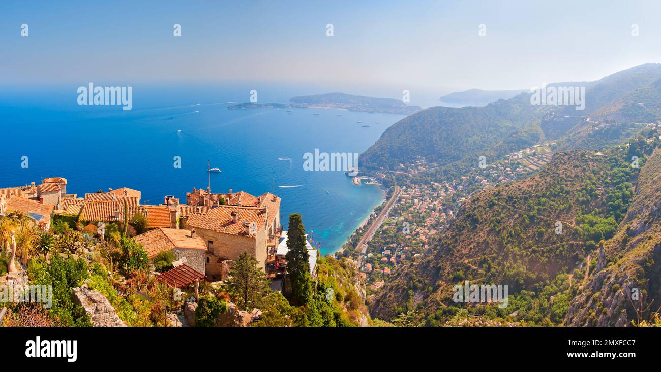 Famous Village Eze in french riviera, France Stock Photo - Alamy