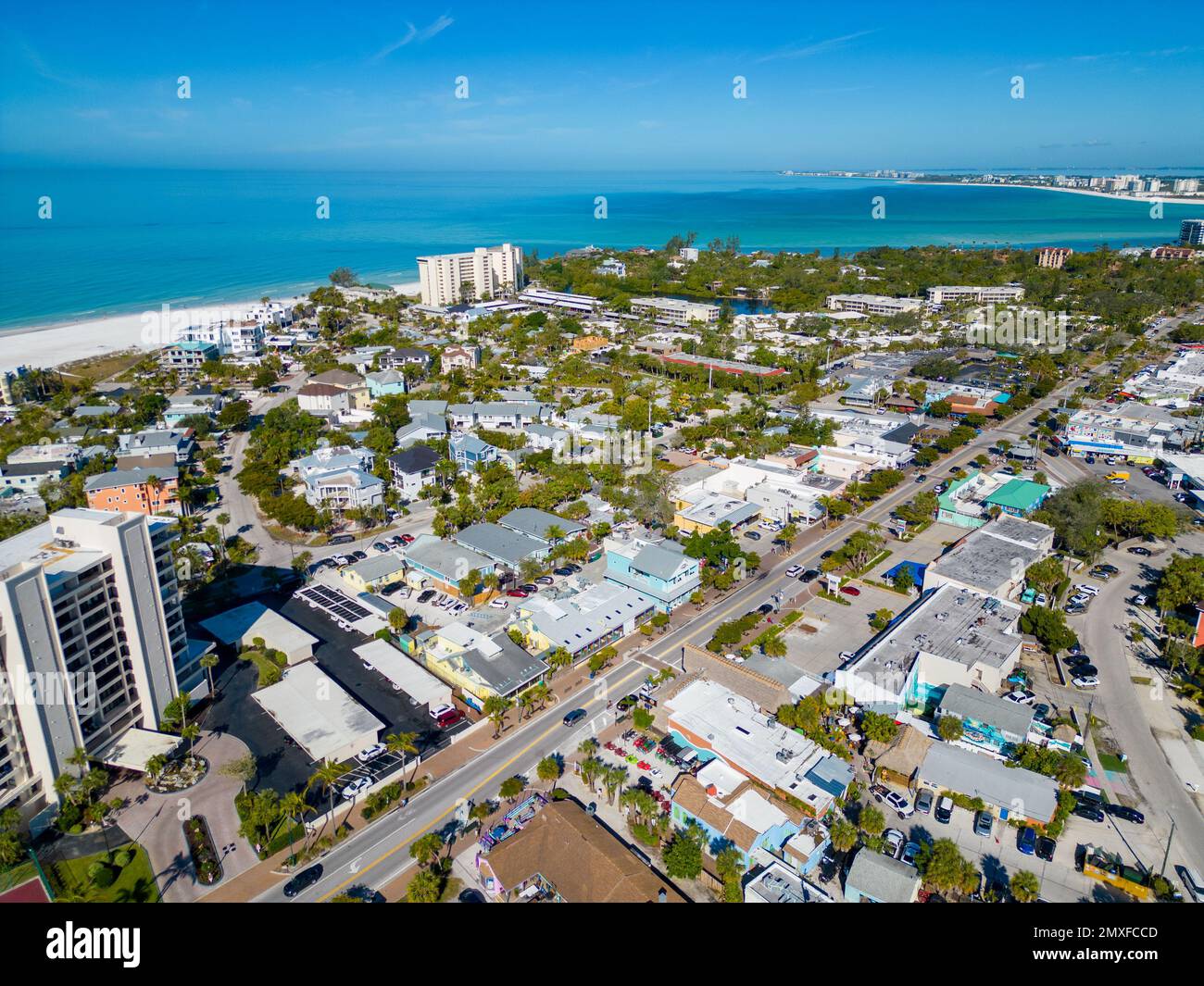 Siesta key florida drone hi-res stock photography and images - Alamy