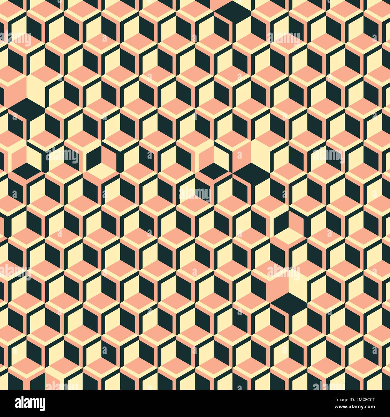 Hexagonal Maze generative pattern illustration Stock Vector Image & Art ...