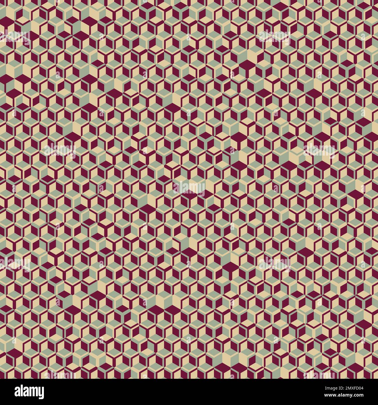 Hexagonal Maze generative pattern illustration Stock Vector Image & Art ...