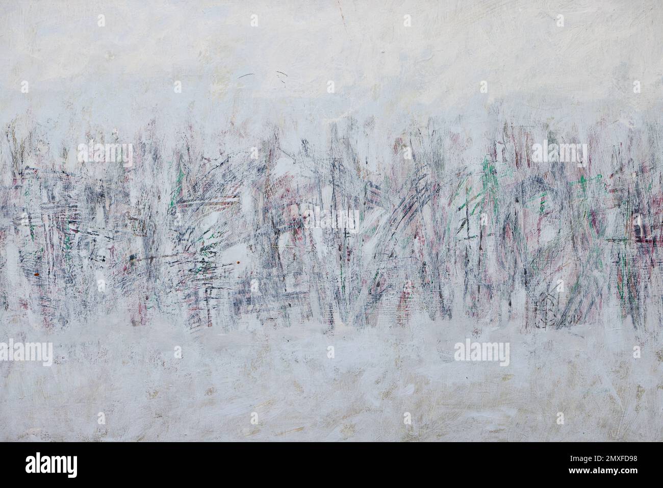 Texture from a gray old canvas with an abstract hatched pattern of ...