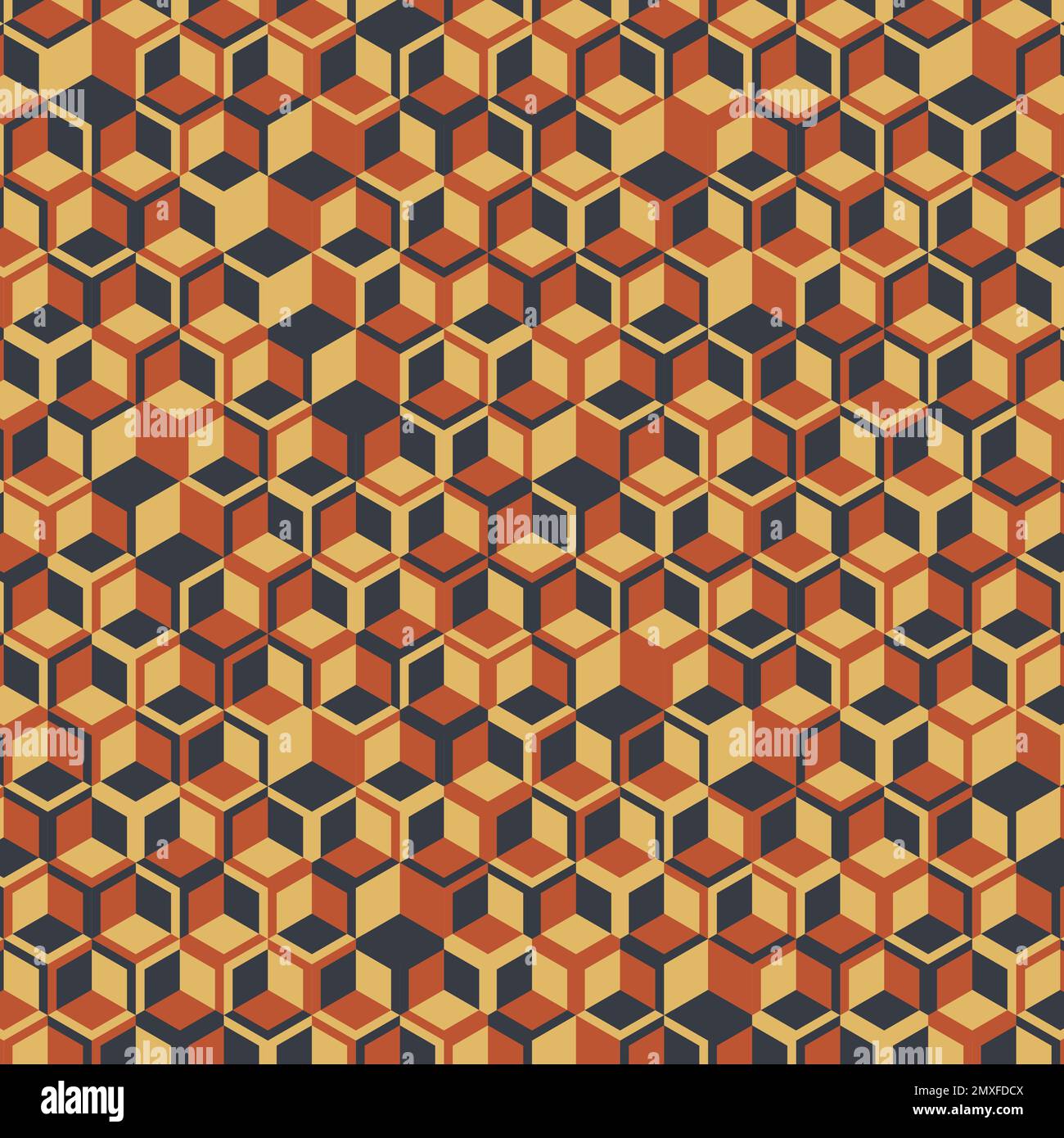 Hexagonal Maze generative pattern illustration Stock Vector Image & Art ...