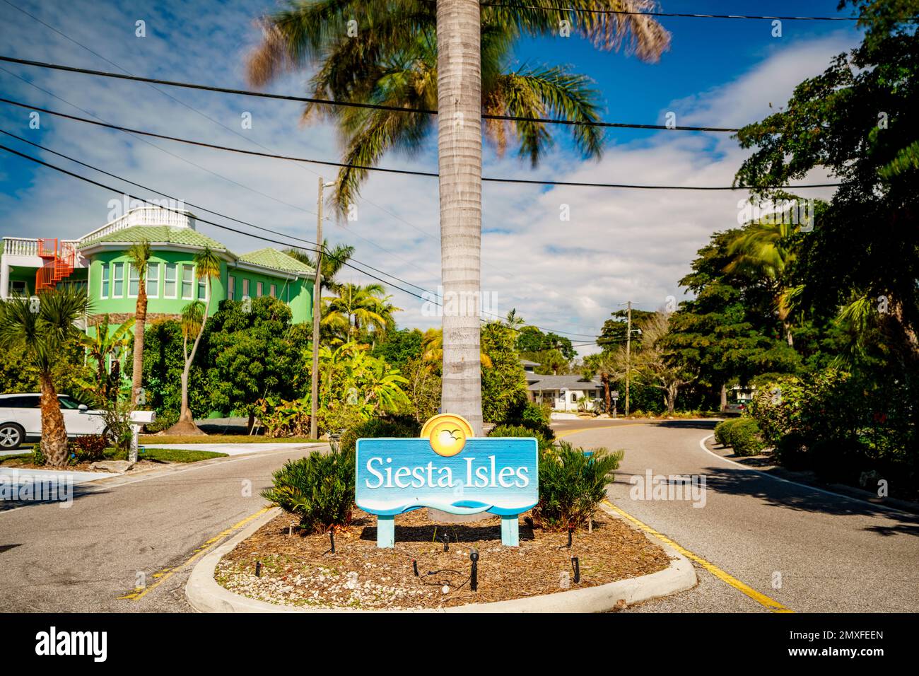 Siesta beach sign siesta key hi-res stock photography and images - Alamy