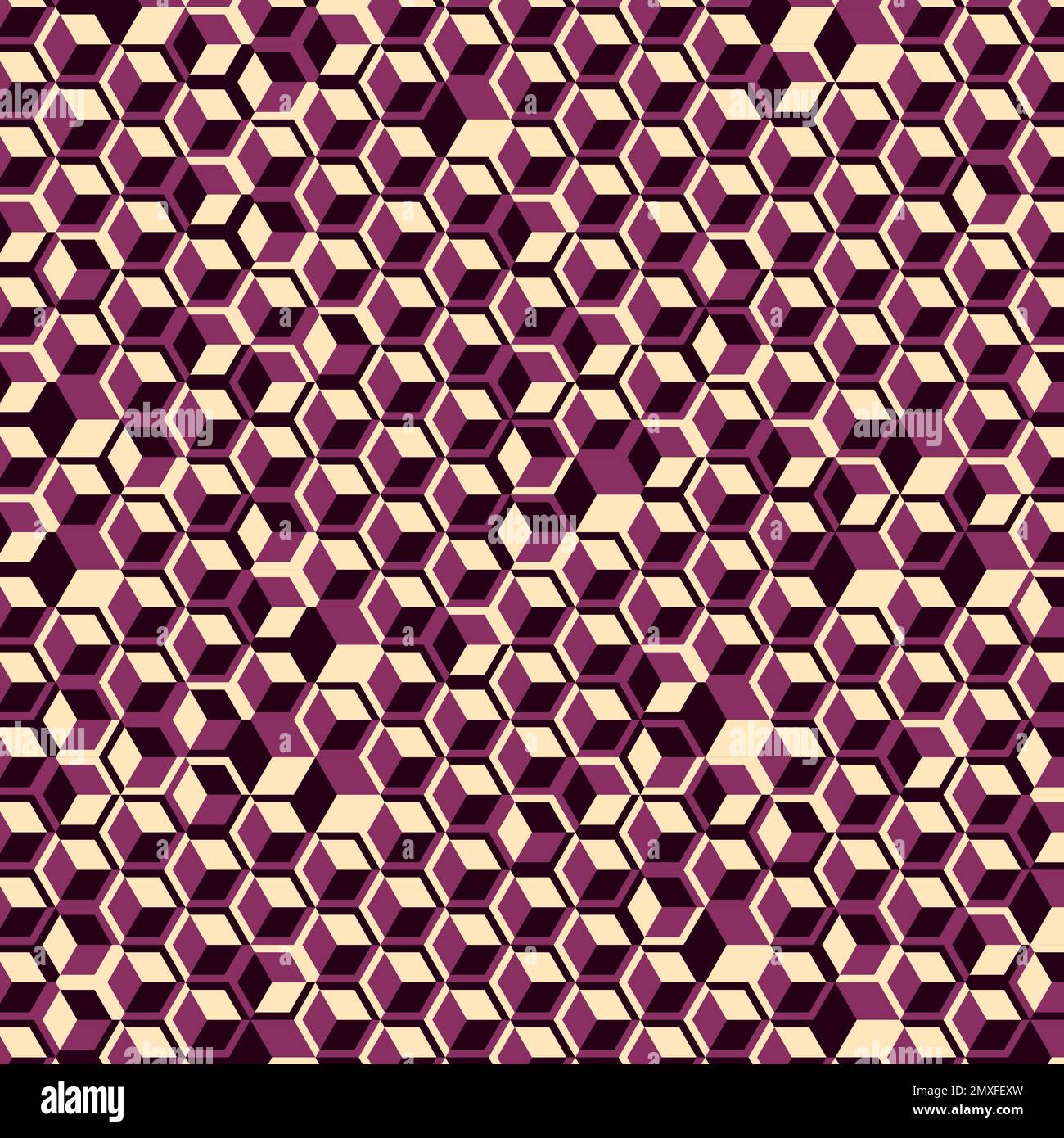 Hexagonal Maze generative pattern illustration Stock Vector Image & Art ...