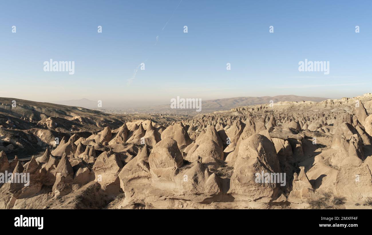 Imagination Valley in Cappadocia, Nevsehir, Turkey. A touristic place ...
