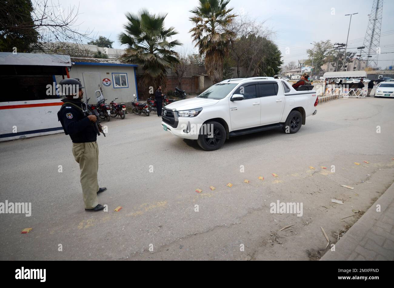 Police search on entry hi-res stock photography and images - Alamy