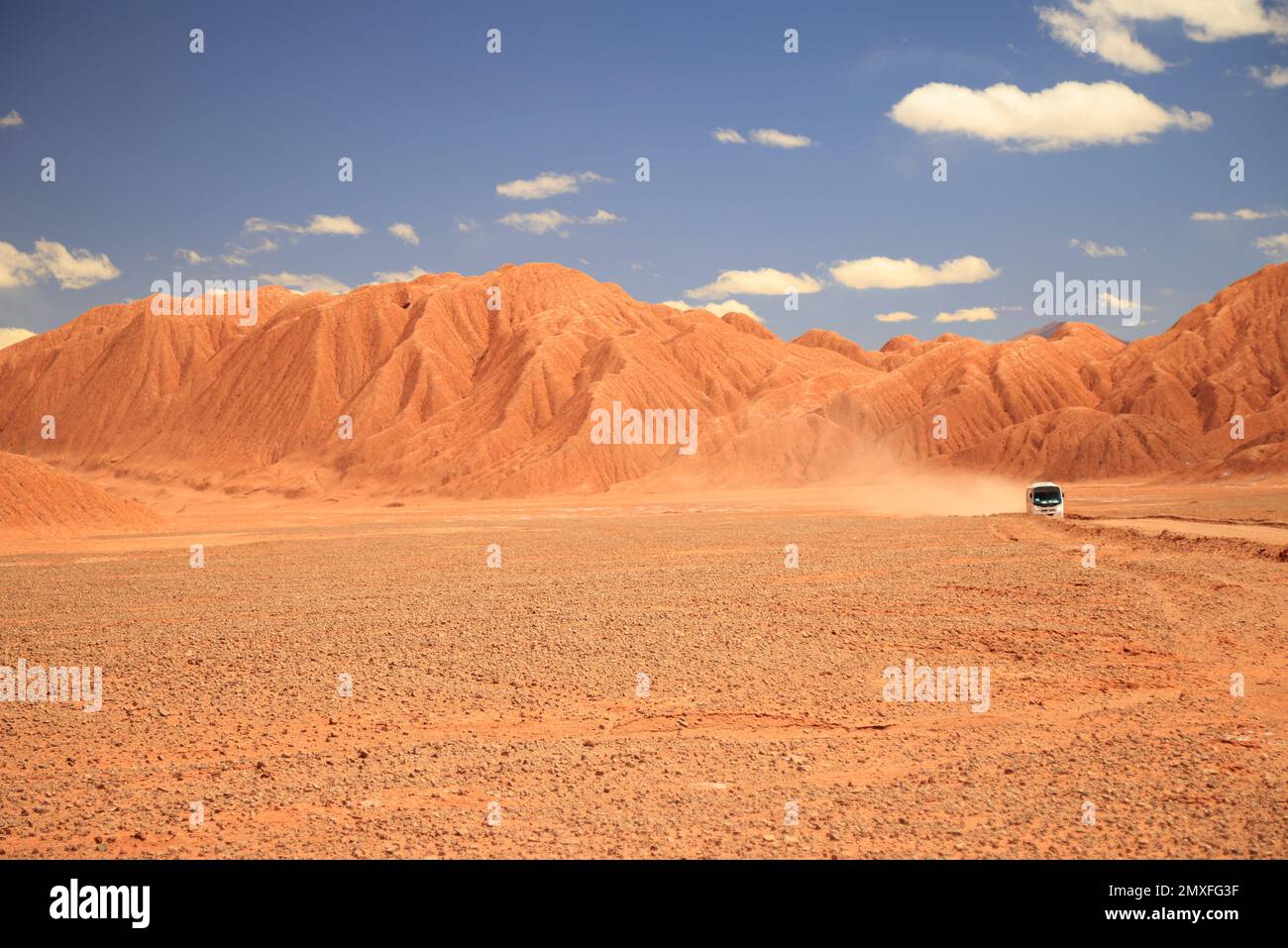 The clay formations of the Labyrinth desert in the Puna of Argentina ...