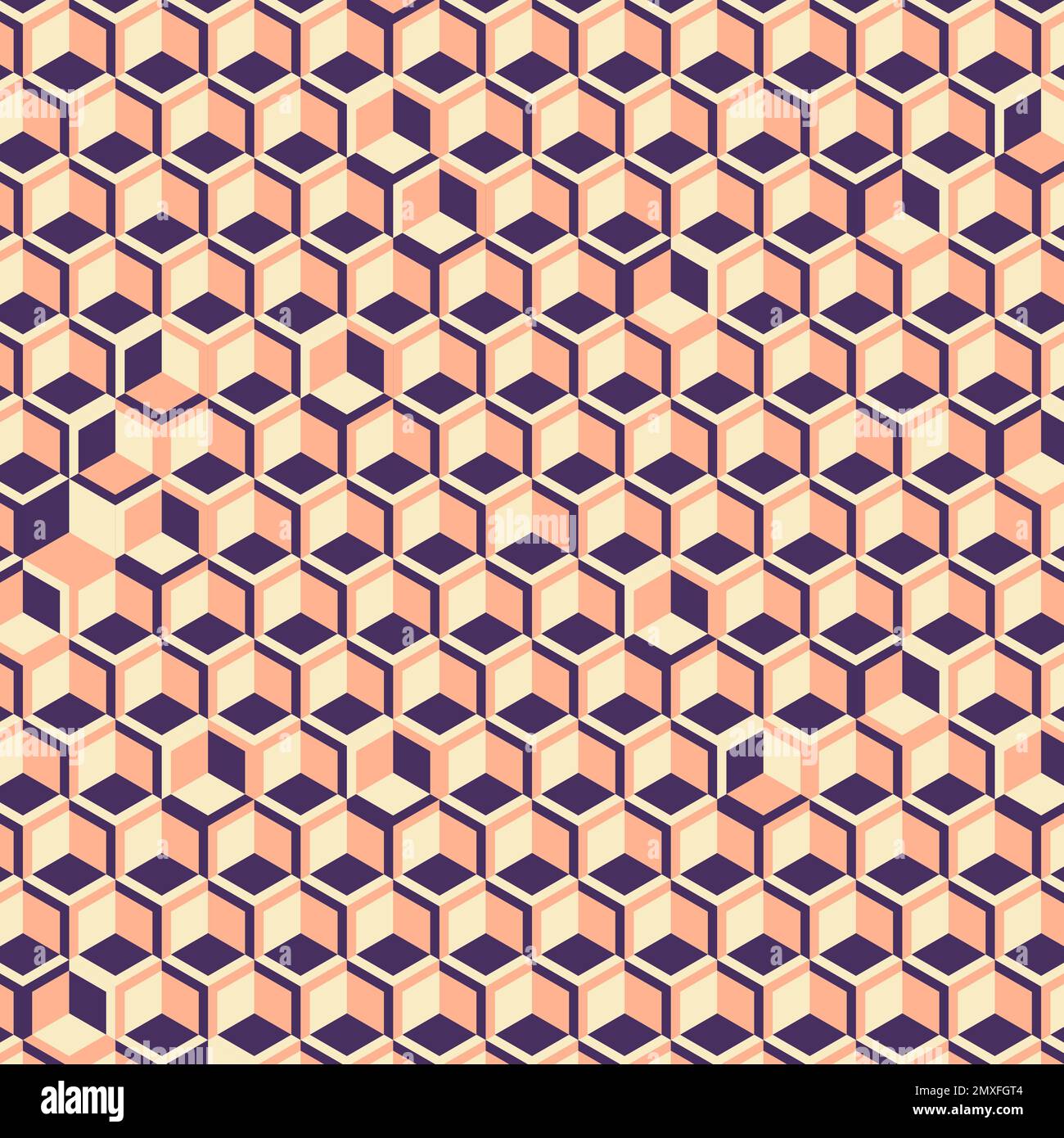 Hexagonal Maze generative pattern illustration Stock Vector Image & Art ...