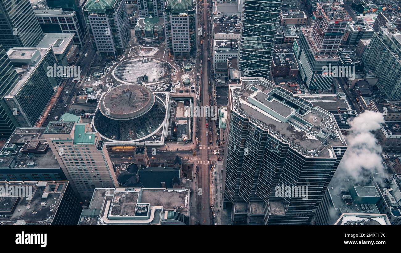 Toronto drone shot hi-res stock photography and images - Alamy