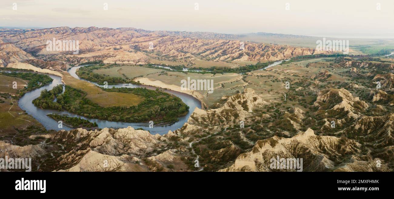 Aerial rising view georgian national hi-res stock photography and ...