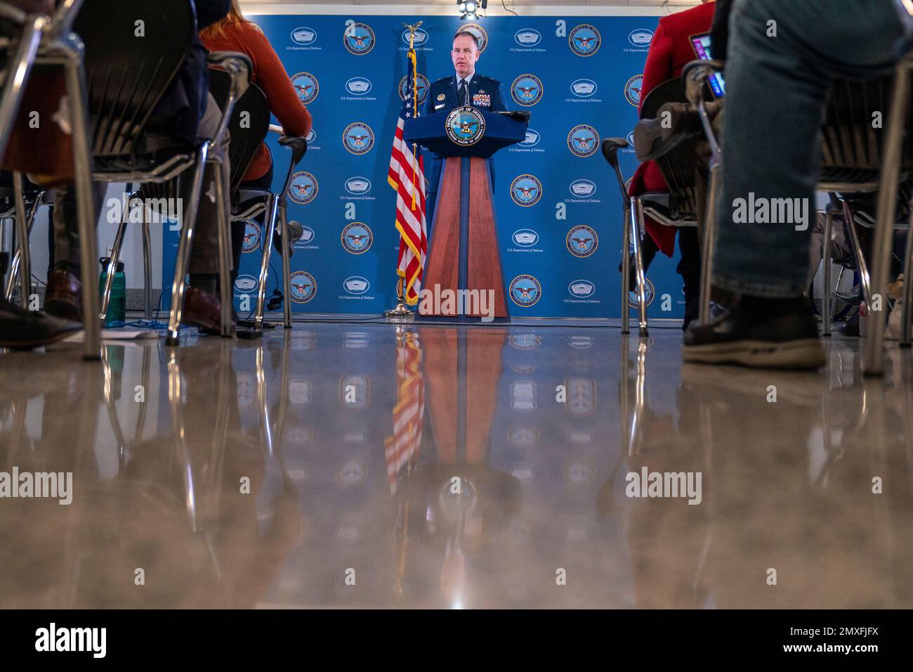 Pentagon spokesman U.S. Air Force Brig. Gen. Patrick Ryder speaks ...