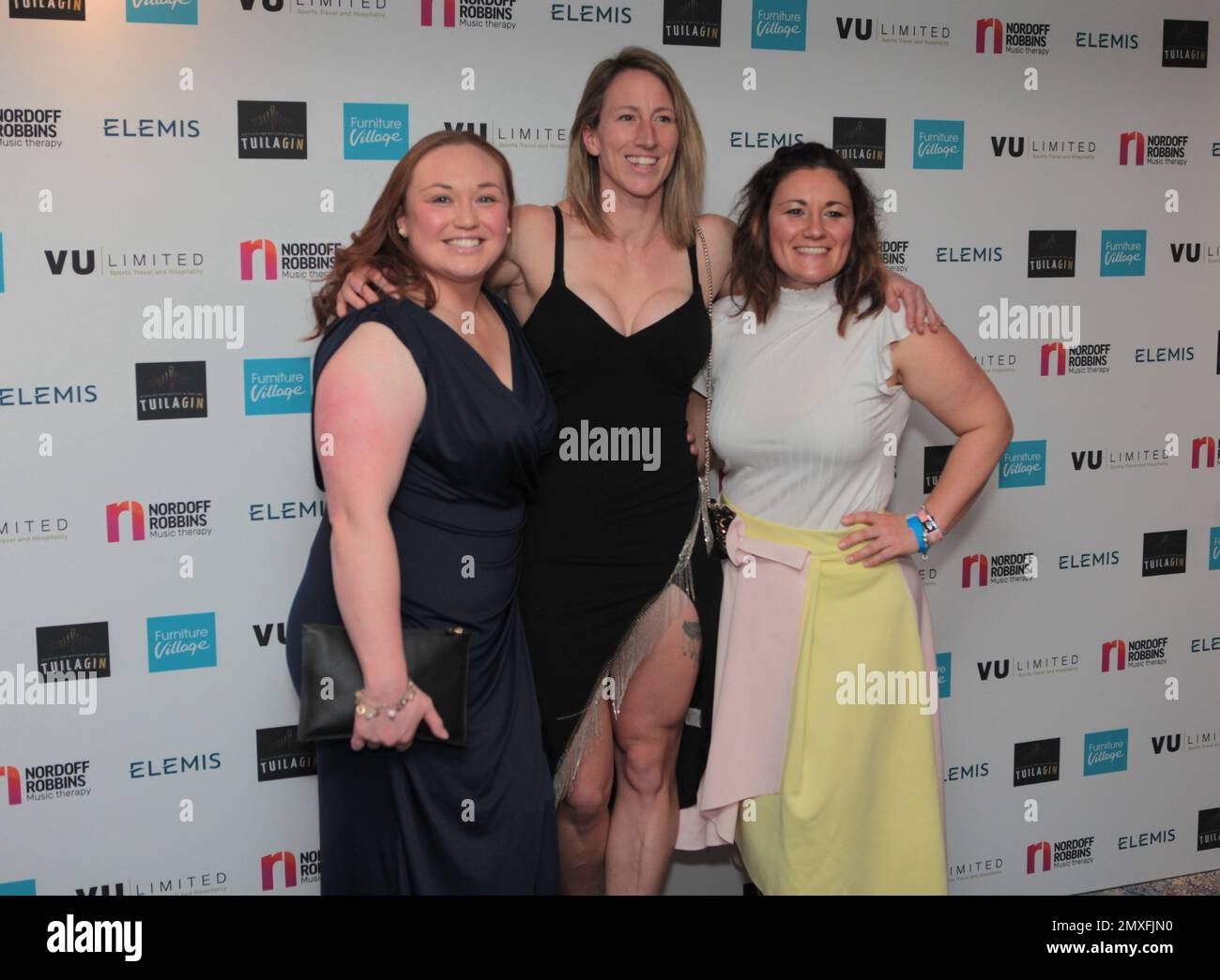 London, UK. Kat Merchant with Laura Keates (left) at the Legends of ...