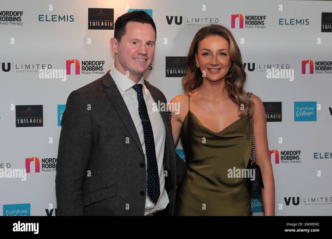 London, UK. Andy Saul at the Legends of Rugby Dinner 2023. JW Marriott ...