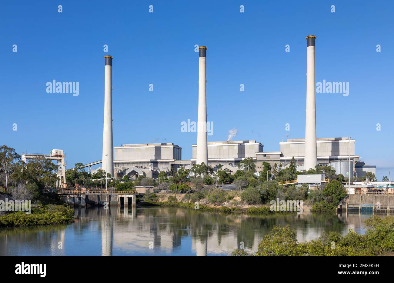 A NRG Gladstone Power Station in Queensland Stock Photo - Alamy