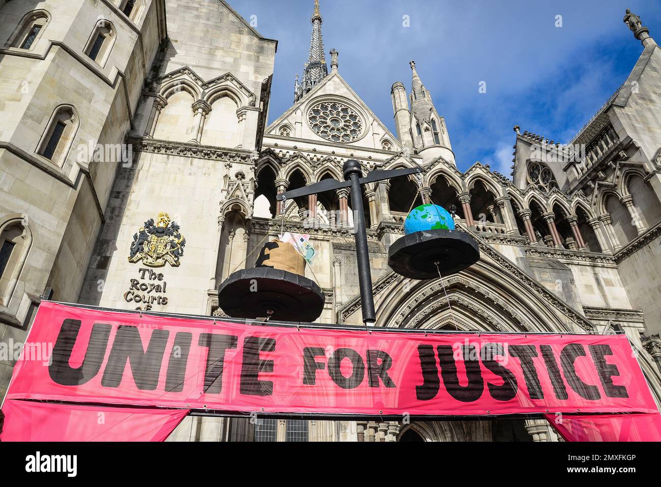 Extinction Rebellion protest 'Unite for Justice', an action to raise ...