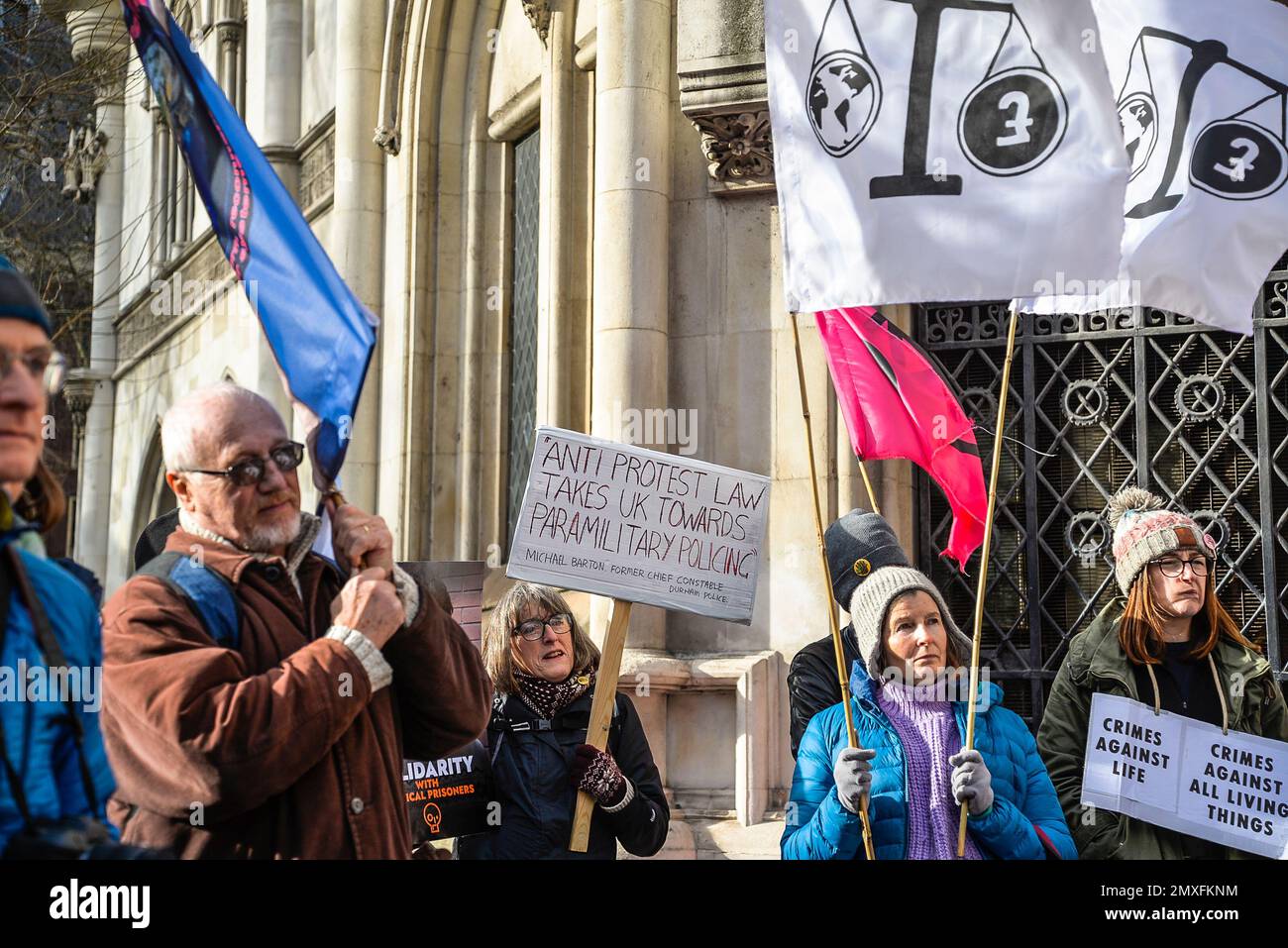 Anti protest law placard, Extinction Rebellion protest 'Unite for ...