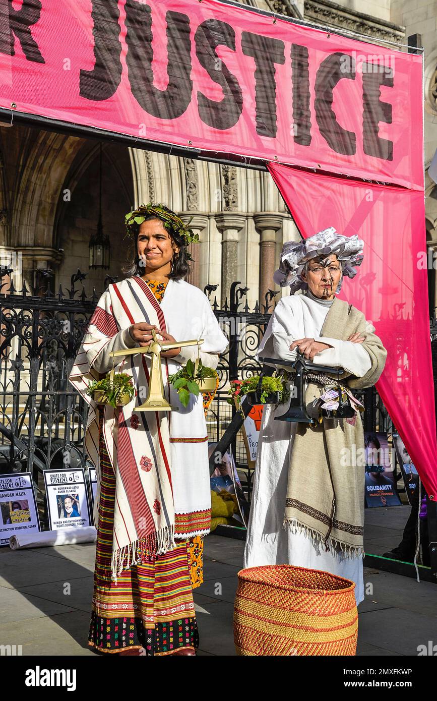 Extinction Rebellion protest 'Unite for Justice', an action to raise ...