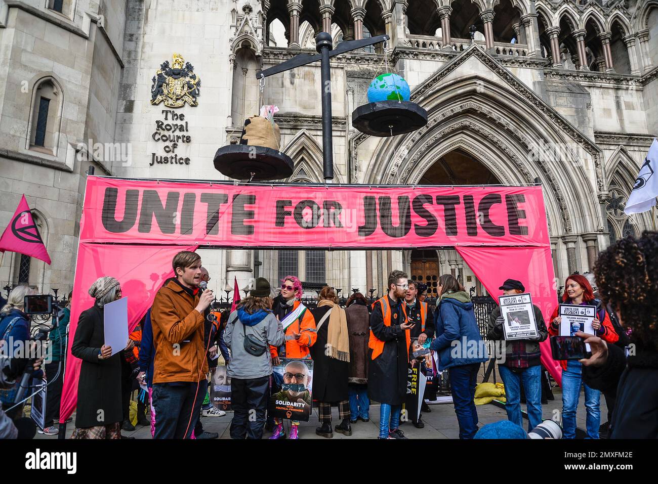 Extinction Rebellion protest 'Unite for Justice', an action to raise ...