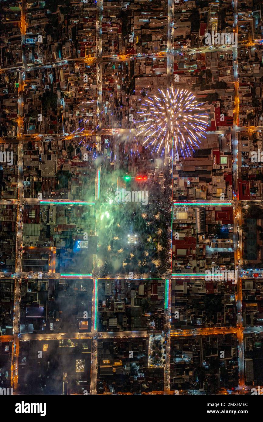 Fireworks christmas mexico hi-res stock photography and images - Alamy