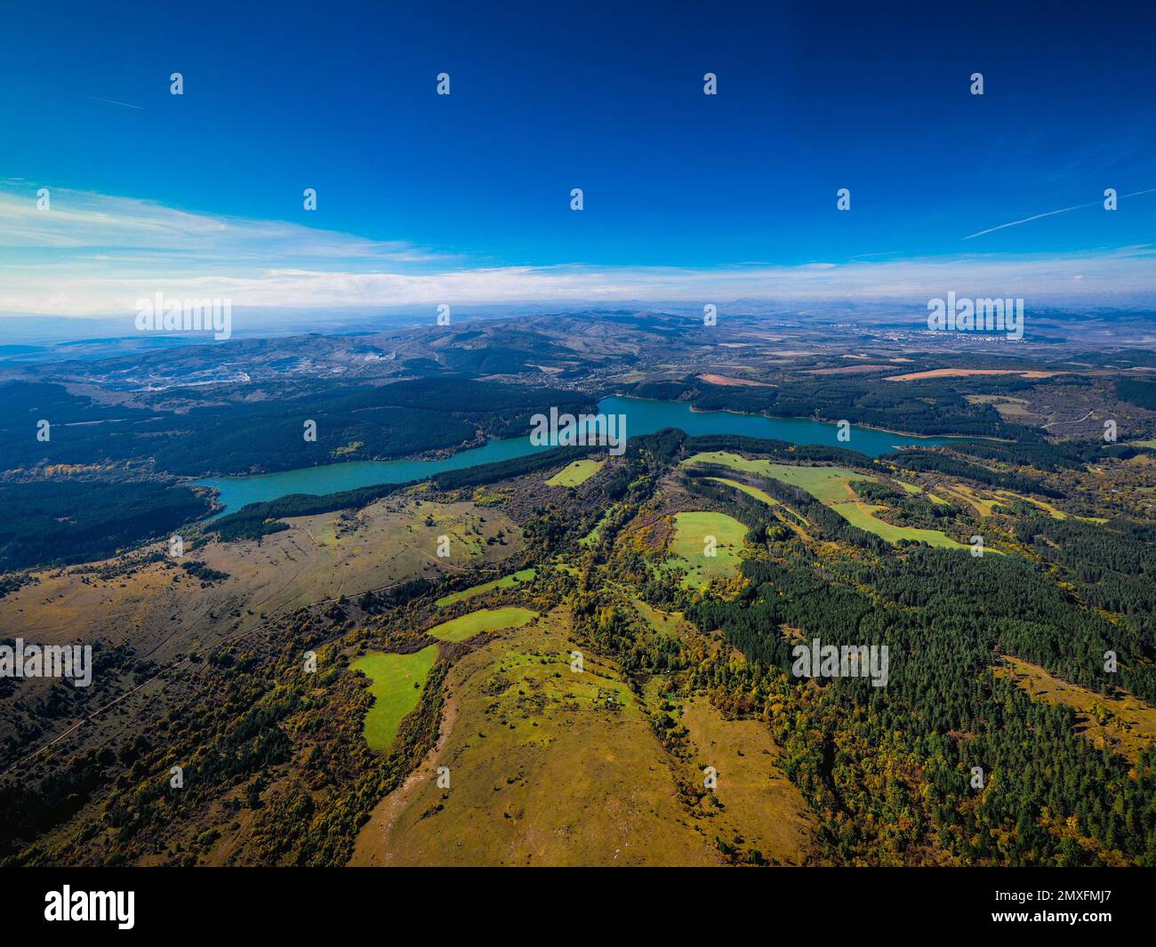 Aerial shot breathtaking landscape under hi-res stock photography and ...