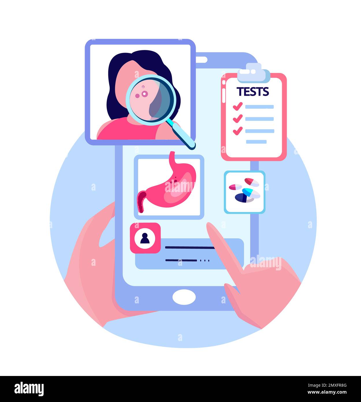 Online Smartphone Treatment Application Dermatology Consultation Acne