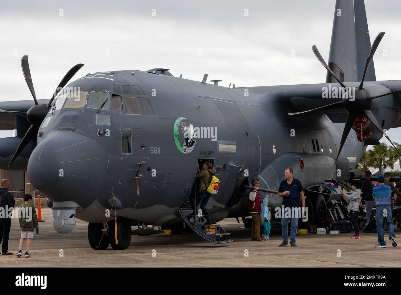 A Wings Over Houston AC-130J Ghostrider gunship Stock Photo - Alamy