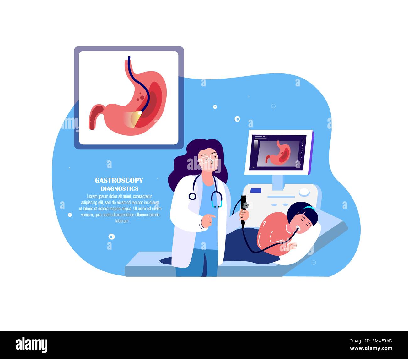 Doctor Gastroenterologists,Gastroscopy Researching,Curing Child Stomach ...