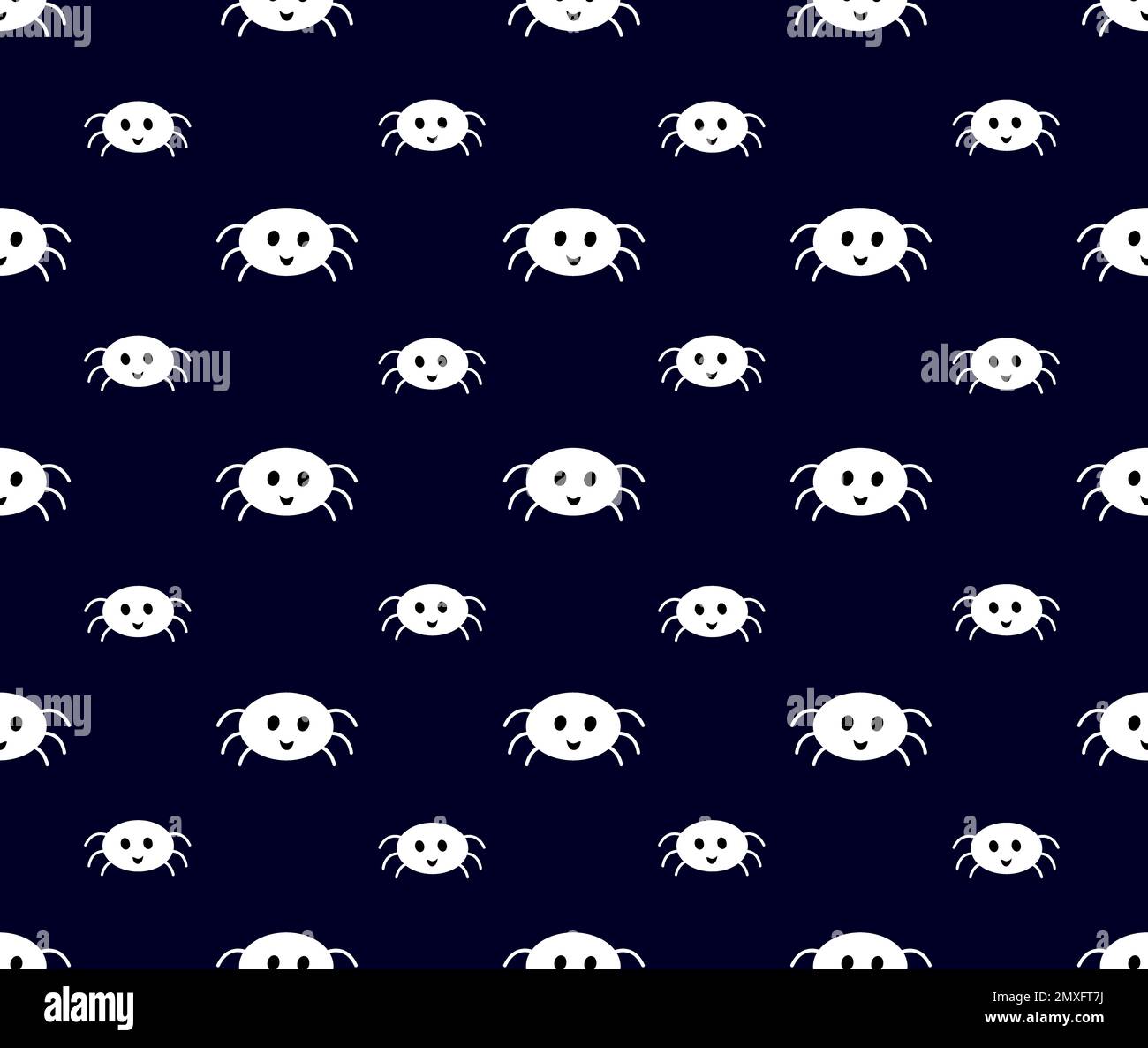 Halloween Festive Seamless Spider Pattern.Endless Black Bright ...