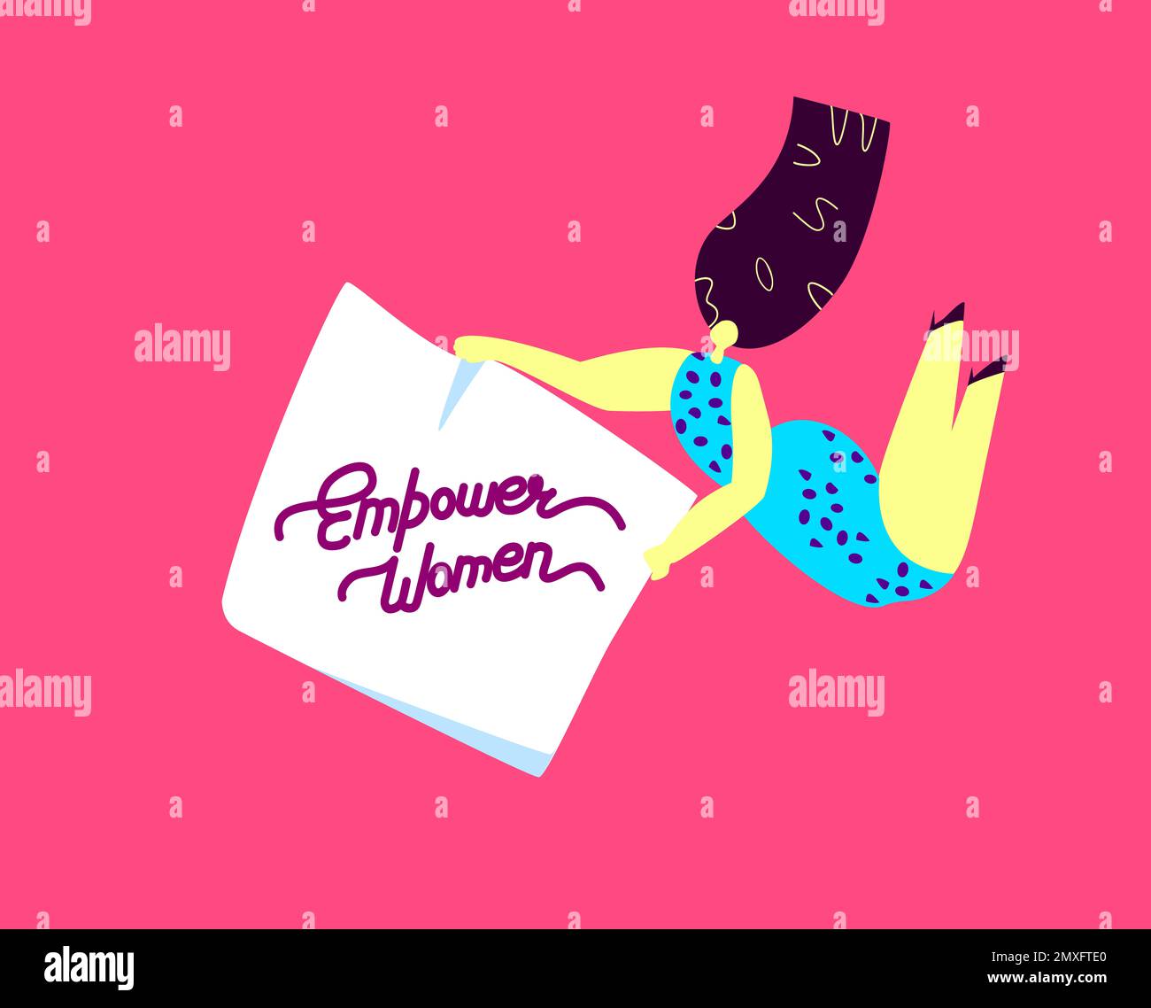 Girl power text hi-res stock photography and images - Alamy
