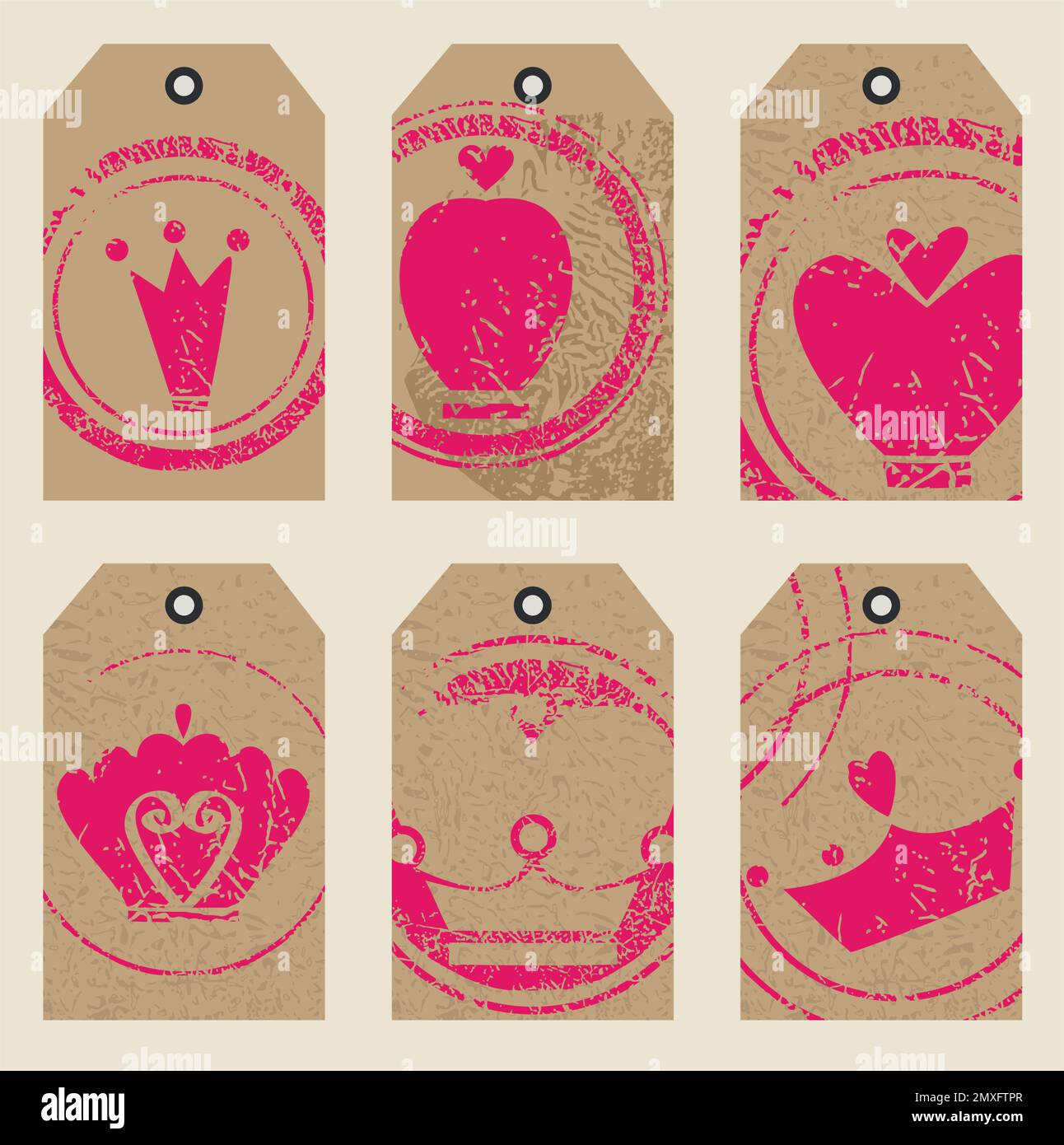 Paper crowns Stock Vector Images - Alamy