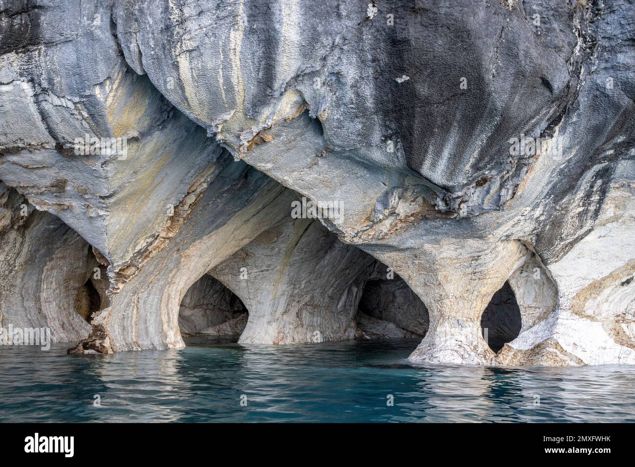 Kayak tour around the famous marble caves Catedral de Marmol, Capilla ...
