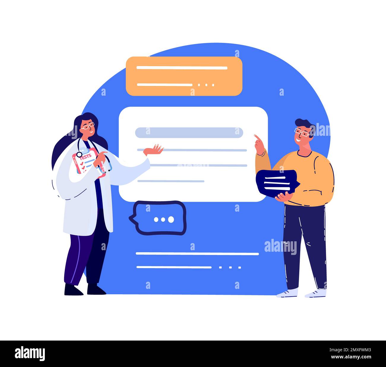 Digital patient profile doctor hi-res stock photography and images - Alamy