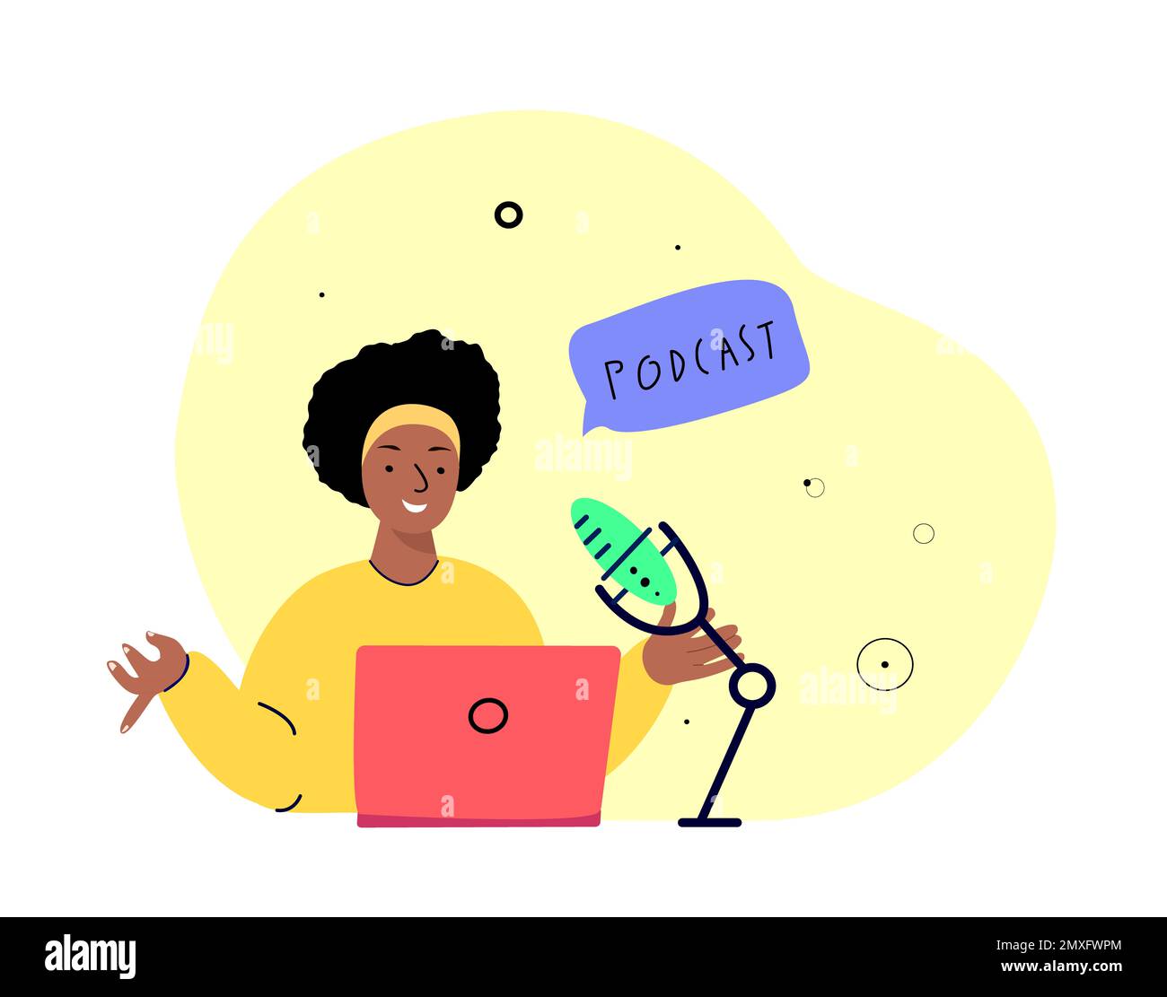 Broadcasting blogger Cut Out Stock Images & Pictures - Alamy