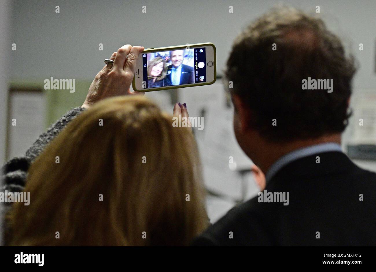 U.S. Sen. Sherrod Brown, D-Ohio, and his wife, Connie Schultz, right ...