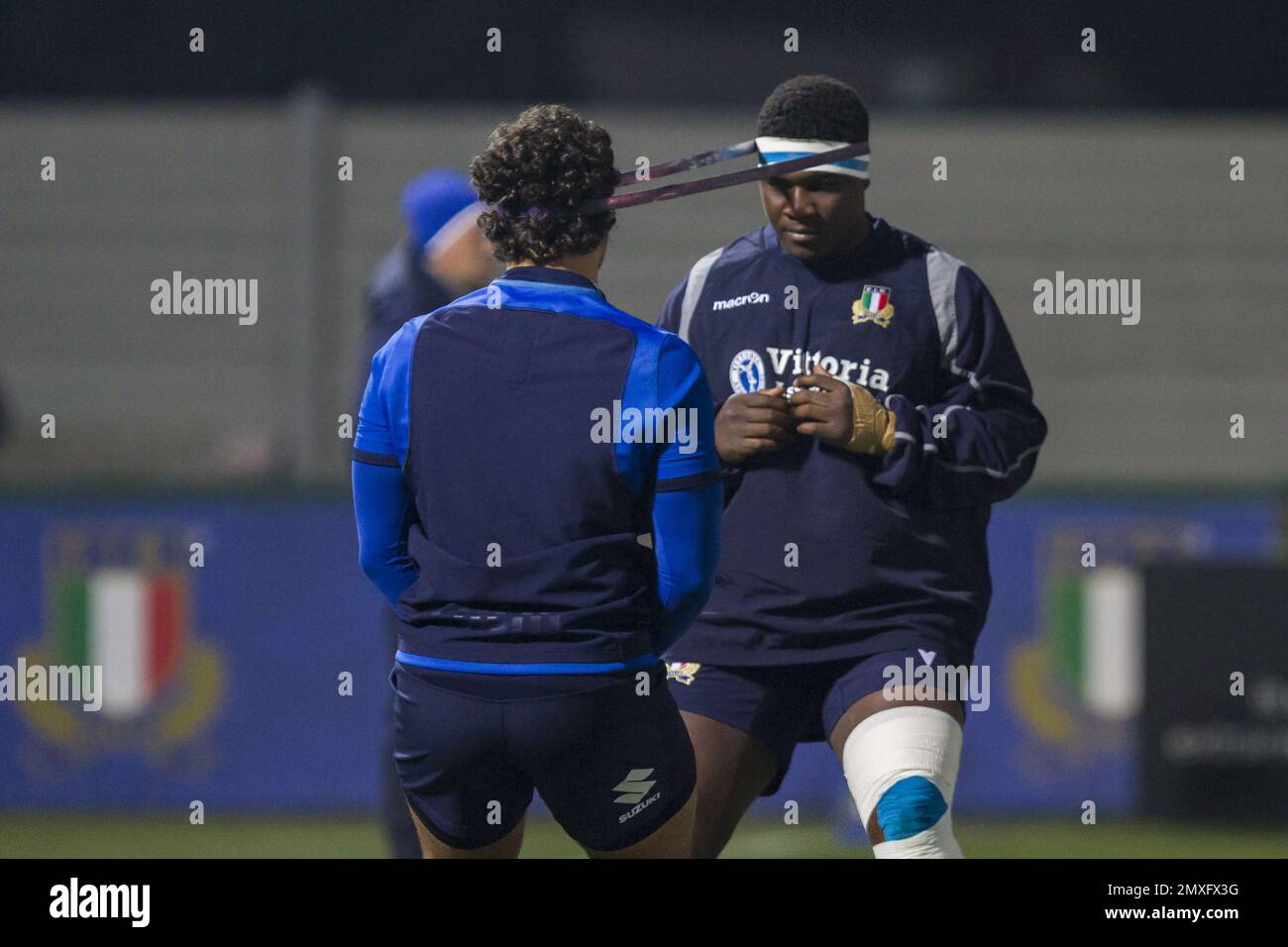 Monigo Stadium, Treviso, Italy, February 03, 2023, Destiny Aminu ...