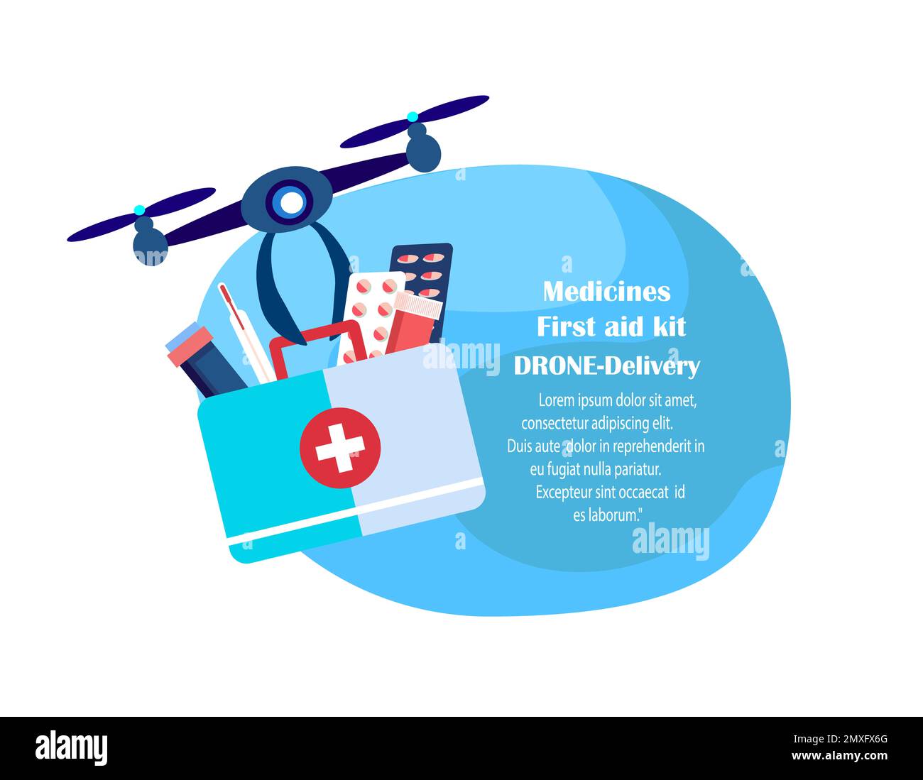 Medicine delivery drone hi-res stock photography and images - Alamy