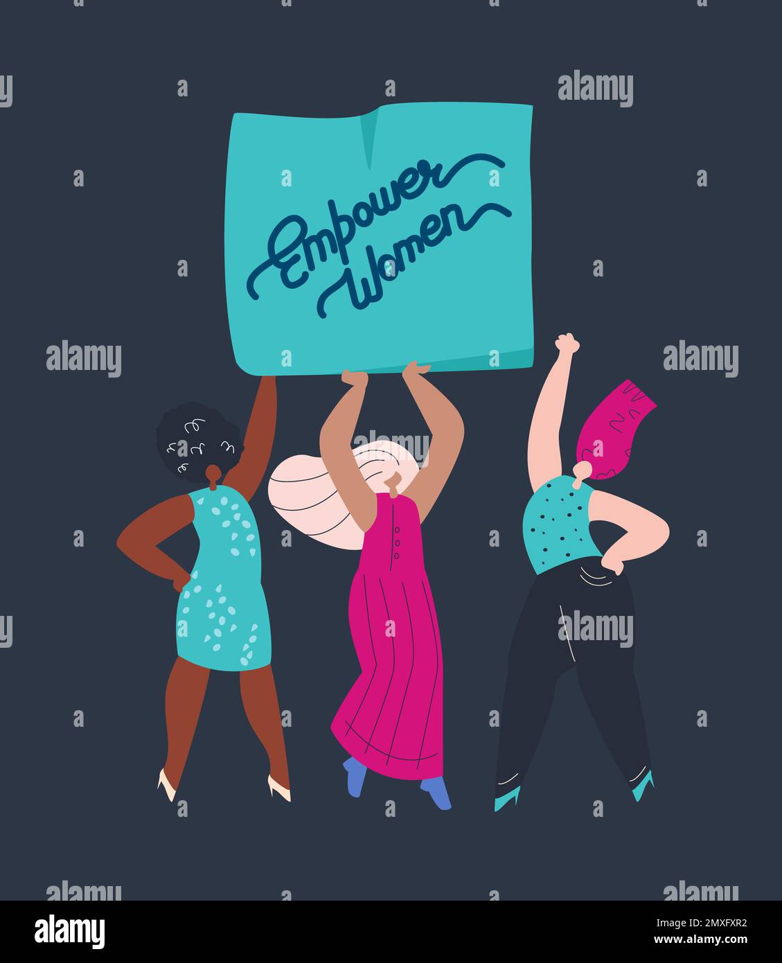 Happy International Woman Day Congratulation.African, Strong, Brave ...