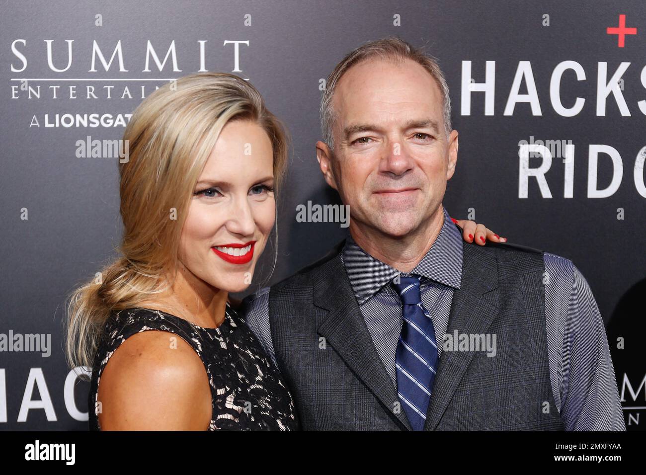 David Greathouse, right, and guest arrive at the LA Special Screening ...