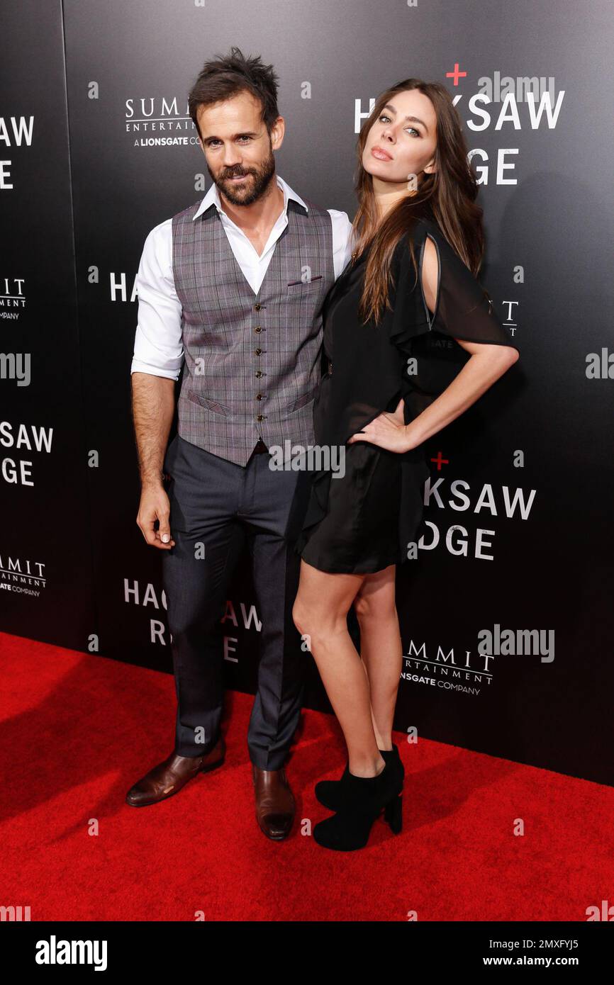 Luke Pegler, left, and guest arrive at the LA Special Screening of ...