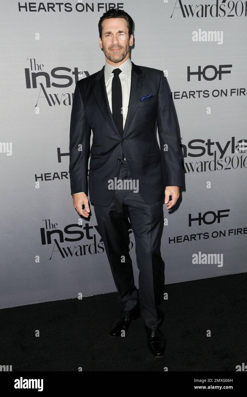 Jon Hamm attends the 2nd Annual InStyle Awards at The Getty Center on ...