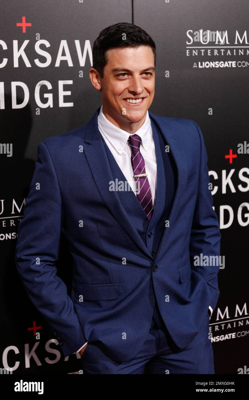 James Mackay arrives at the LA Special Screening of "Hacksaw Ridge" at ...