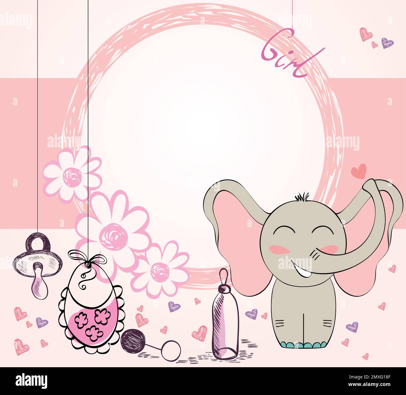 vector Baby Frame Stock Vector Image & Art - Alamy