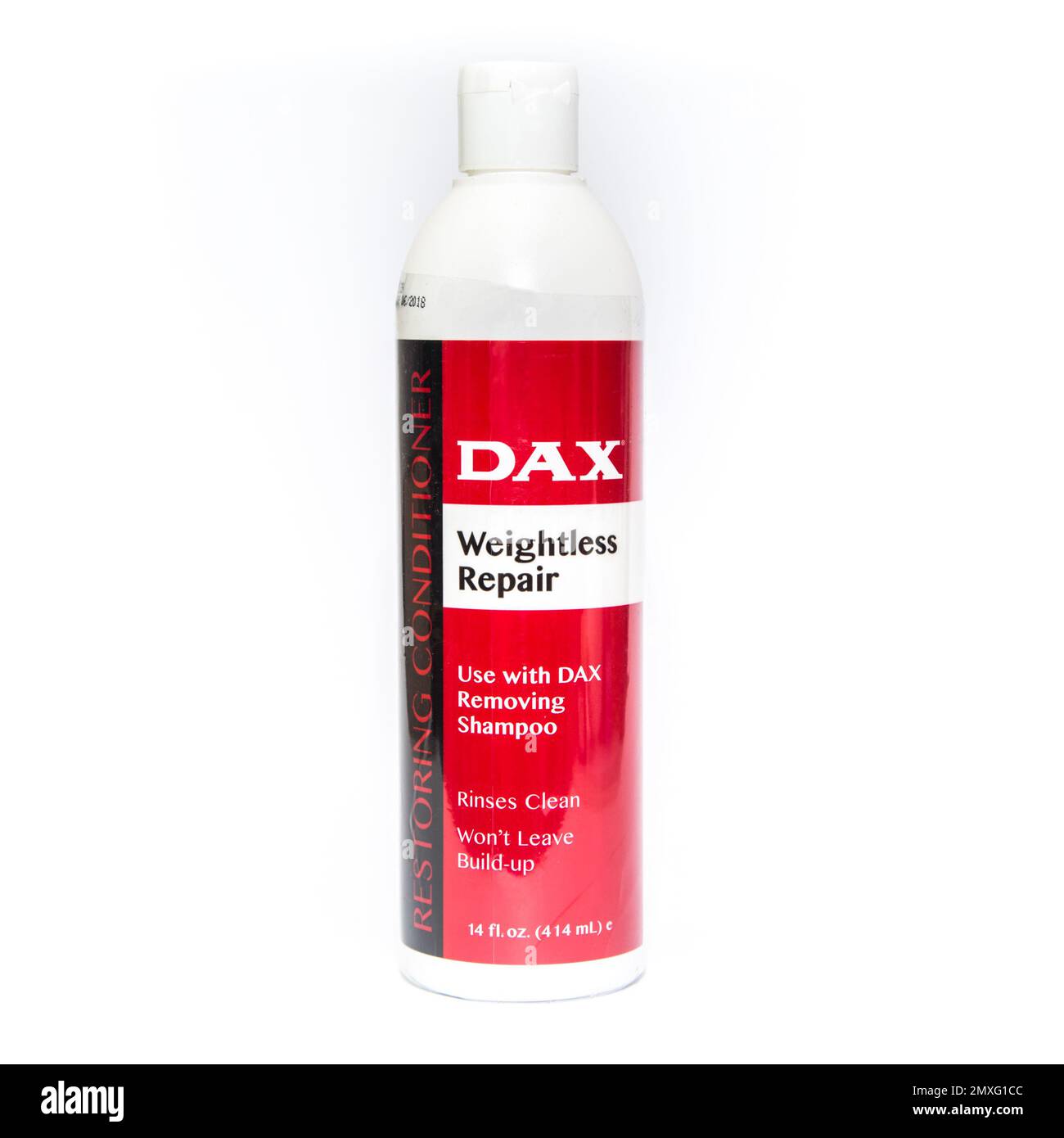 DAX Weightless repair barber product on a white background Stock Photo ...